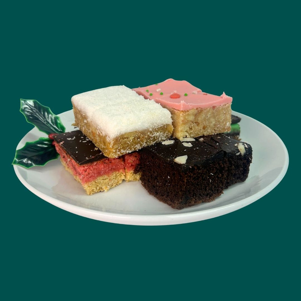 Christmas Assorted Slice Pack – Goldies Bake Shop